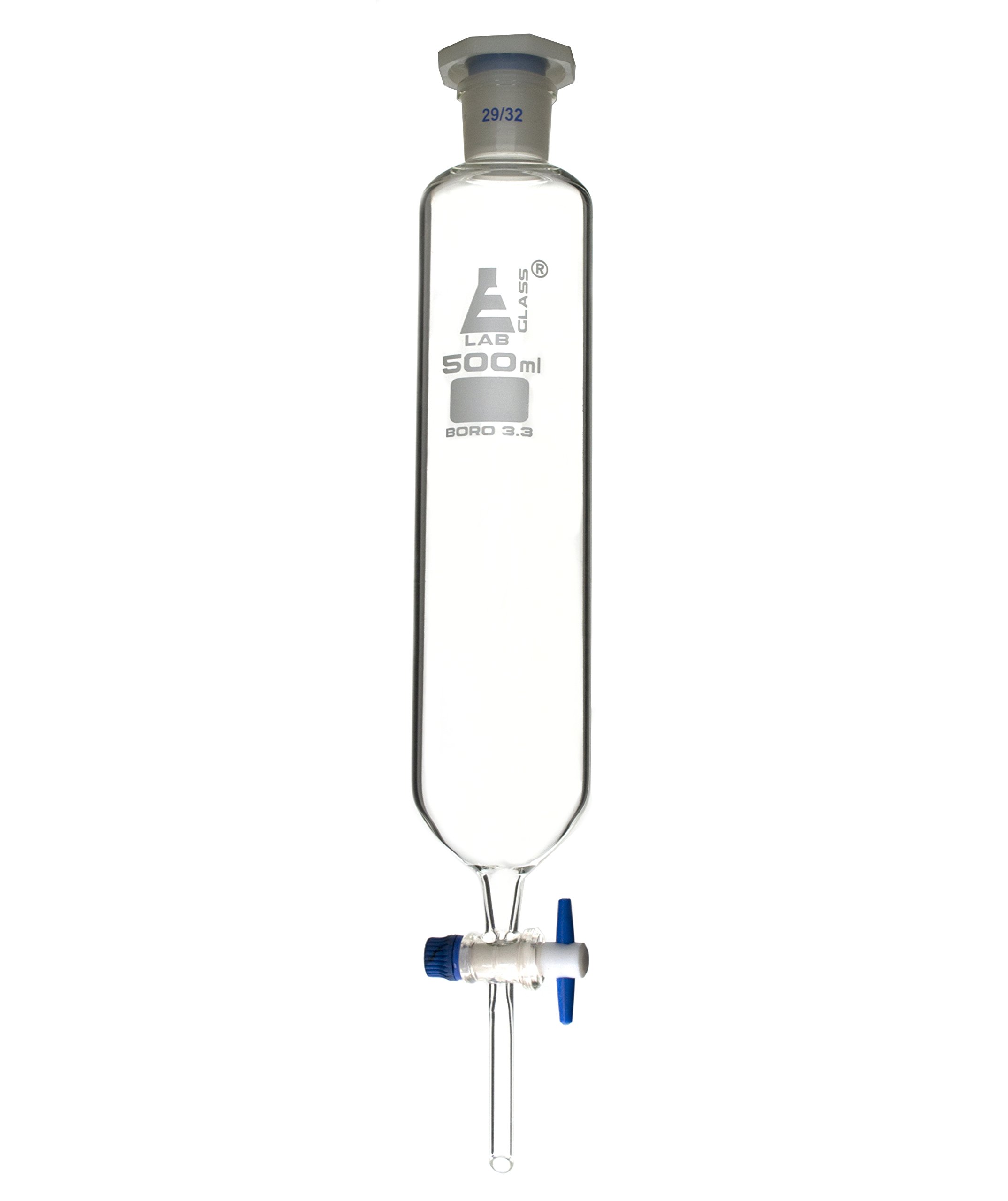 500mL Glass Funnel With Stopcock EISCO Lab Dropping Funnel Stand Set ...