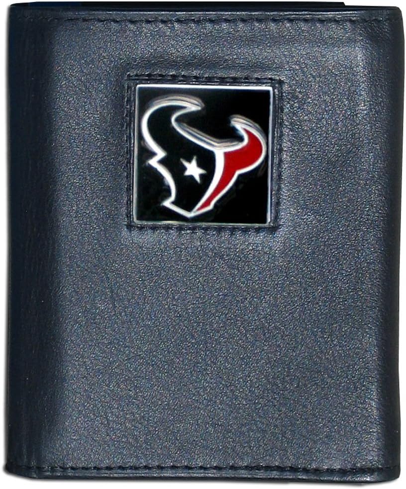 NFL Houston Texans Genuine Leather Tri-fold Wallet, Wallets - Amazon Canada