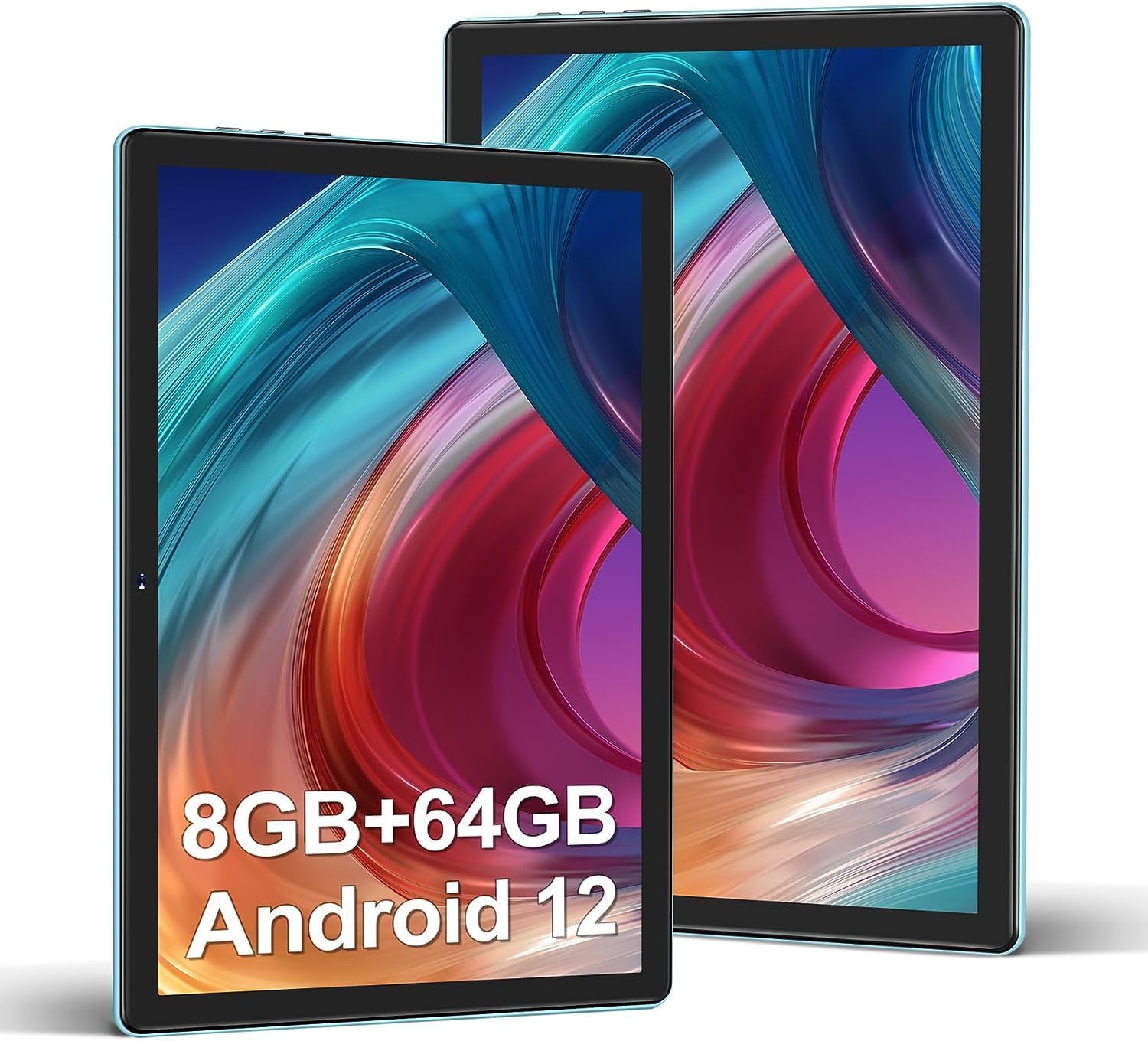 DMOAO Tablette Android 12 avec 4Go RAM(Extensible jusqu'à 8Go) 64Go ROM ...