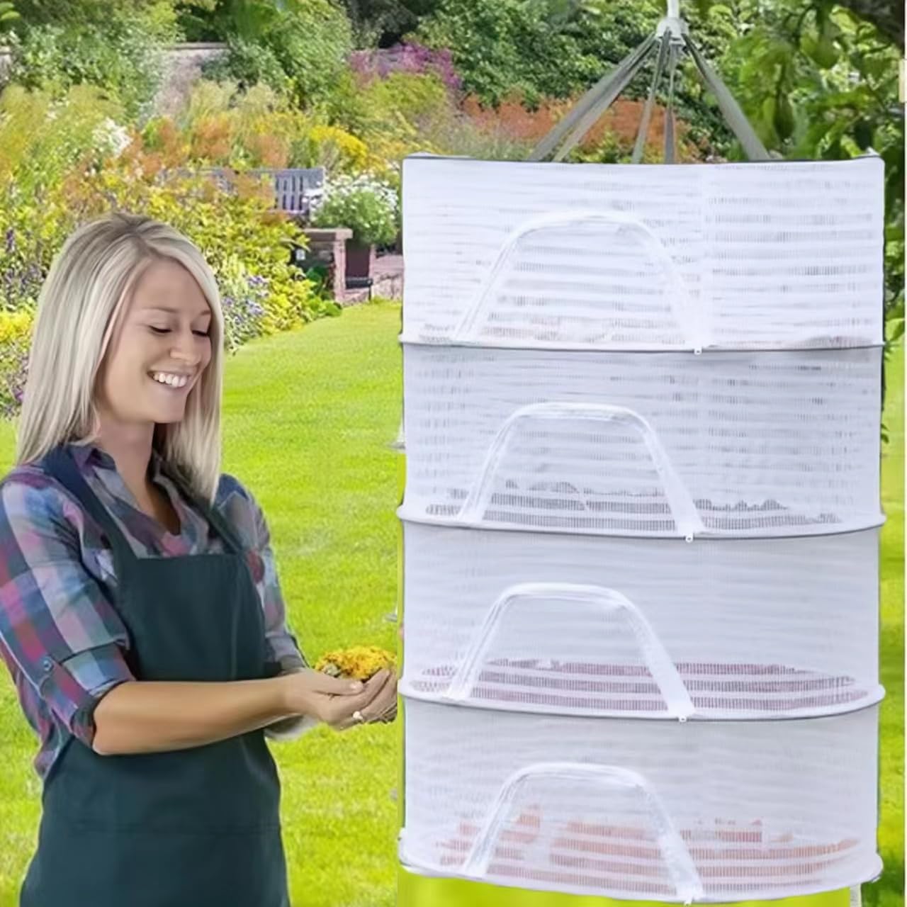 Amazon.com: Herb Drying Rack-4 Layer herb drying rack hanging,herb ...