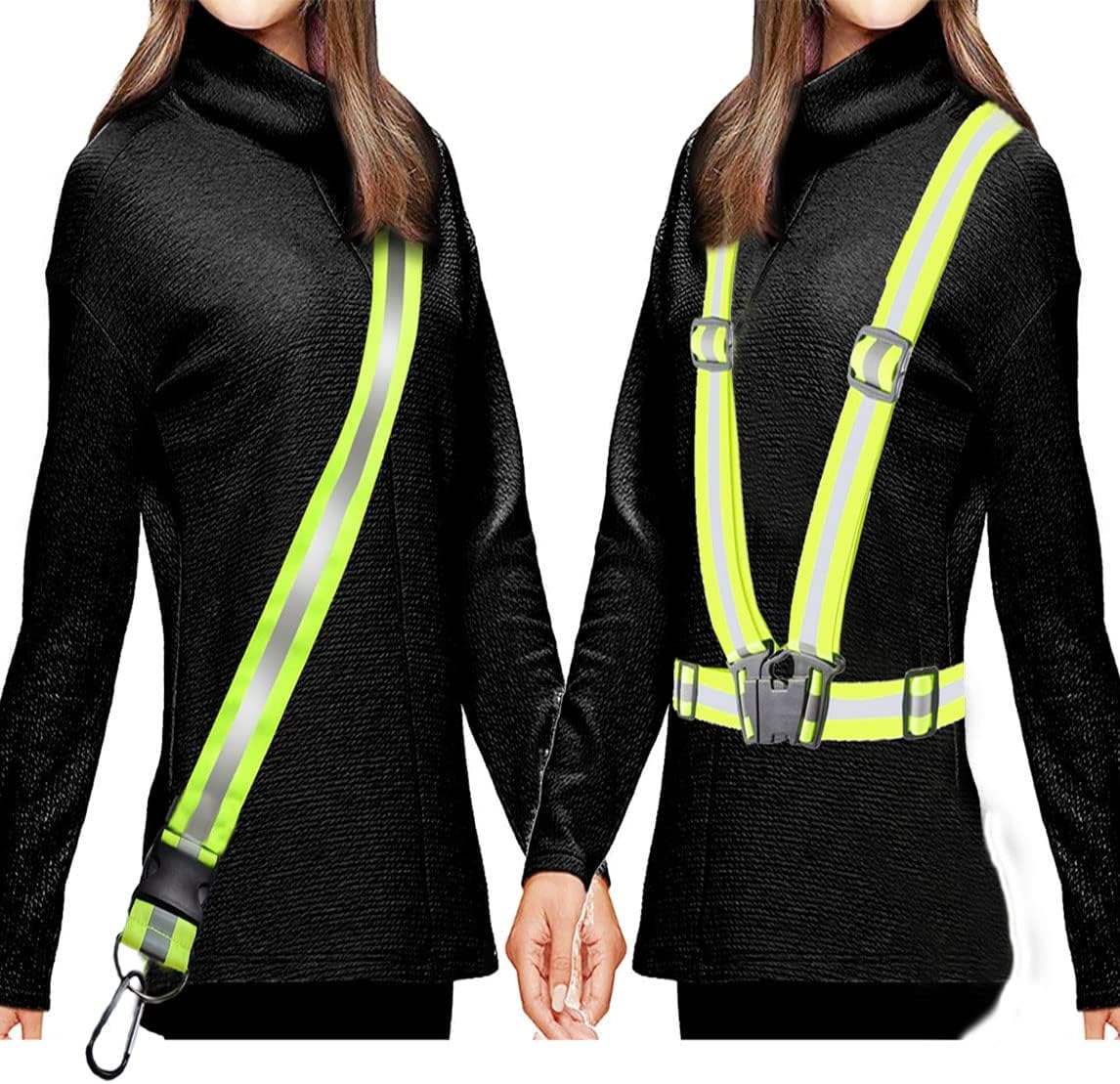 Huaxi Hi Vis Reflective Vest, Reflective Belt with Reflector sash ...