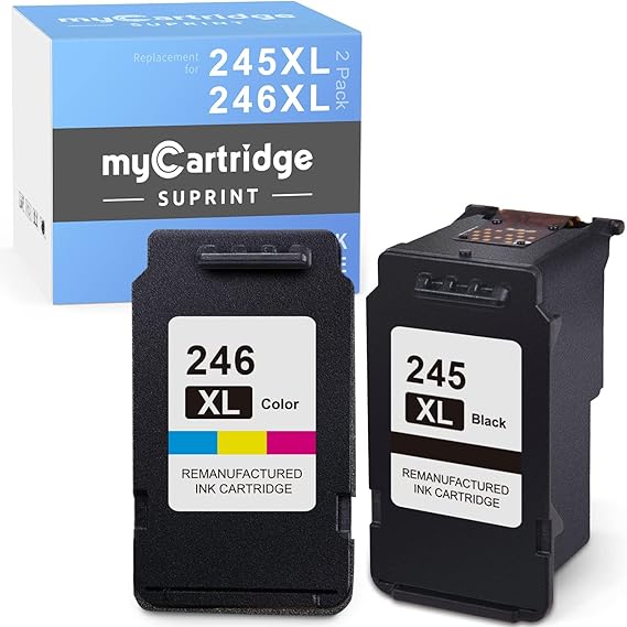 Amazon.com: myCartridge SUPRINT 245XL 246XL Ink Remanufactured Ink Cartridge Replacement for ...