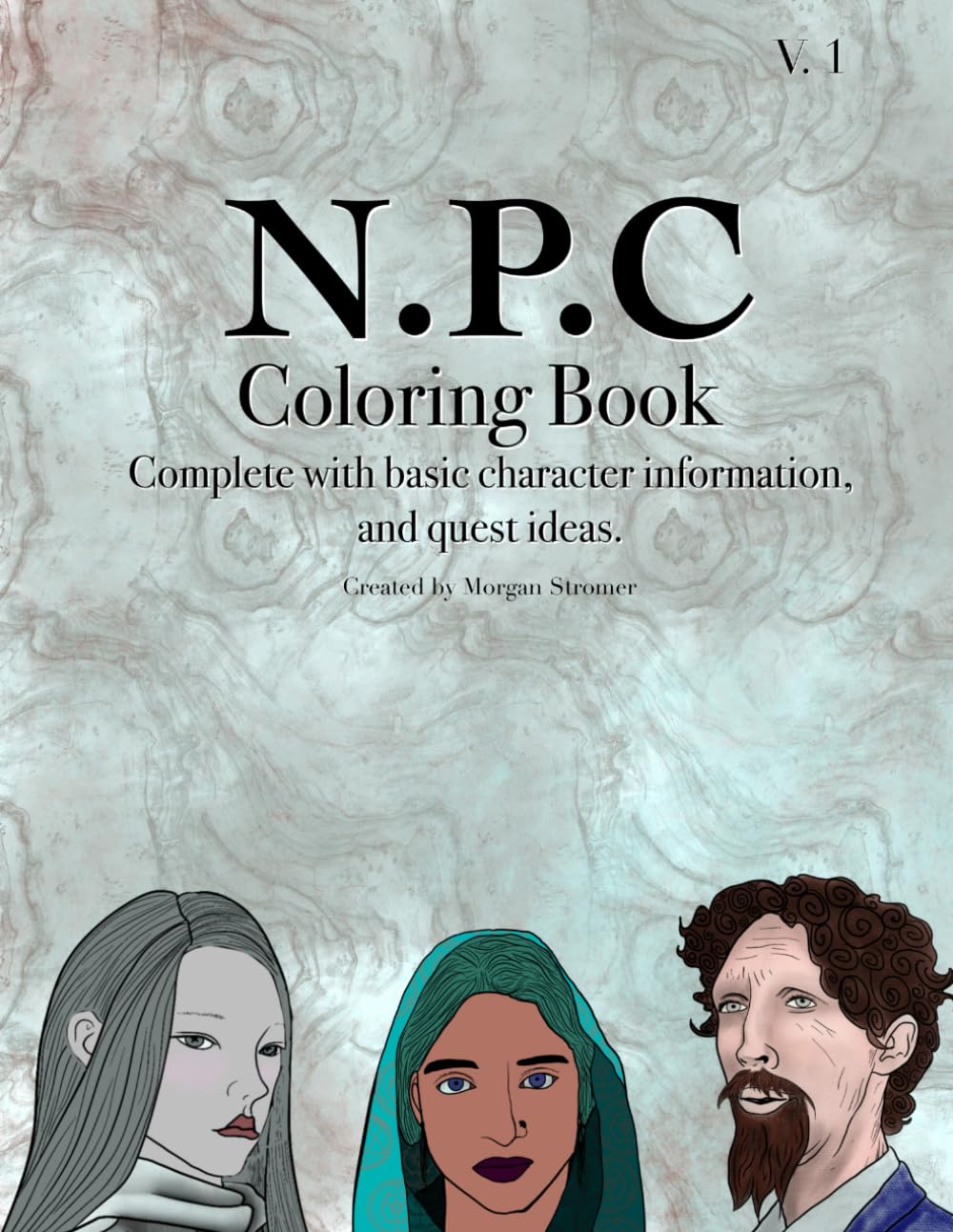 Amazon.com: Fantasy Character Coloring Book: A selection of NPC ...
