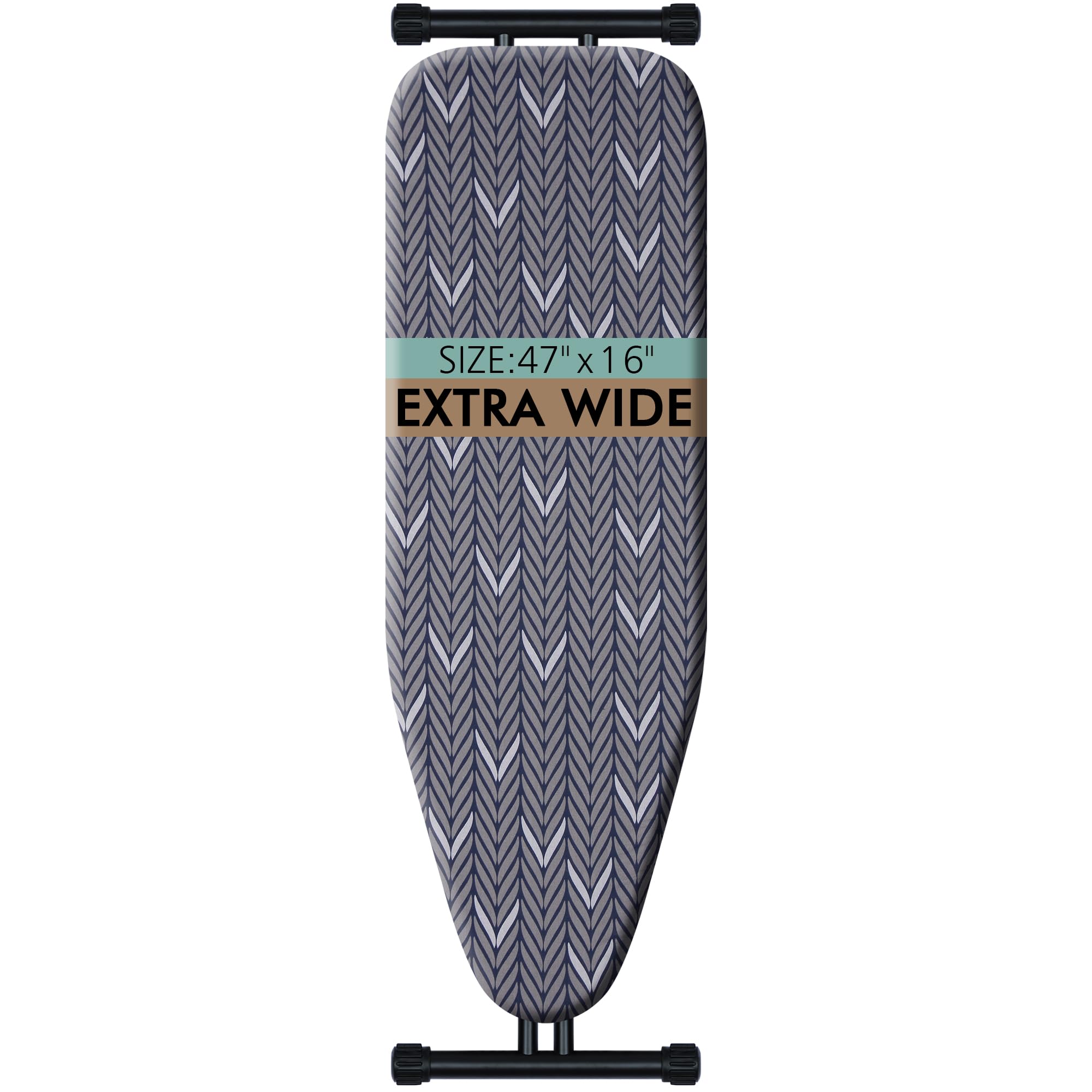 Amazon.com: veiox Deluxe Full Size Ironing Board with Extra Thick ...