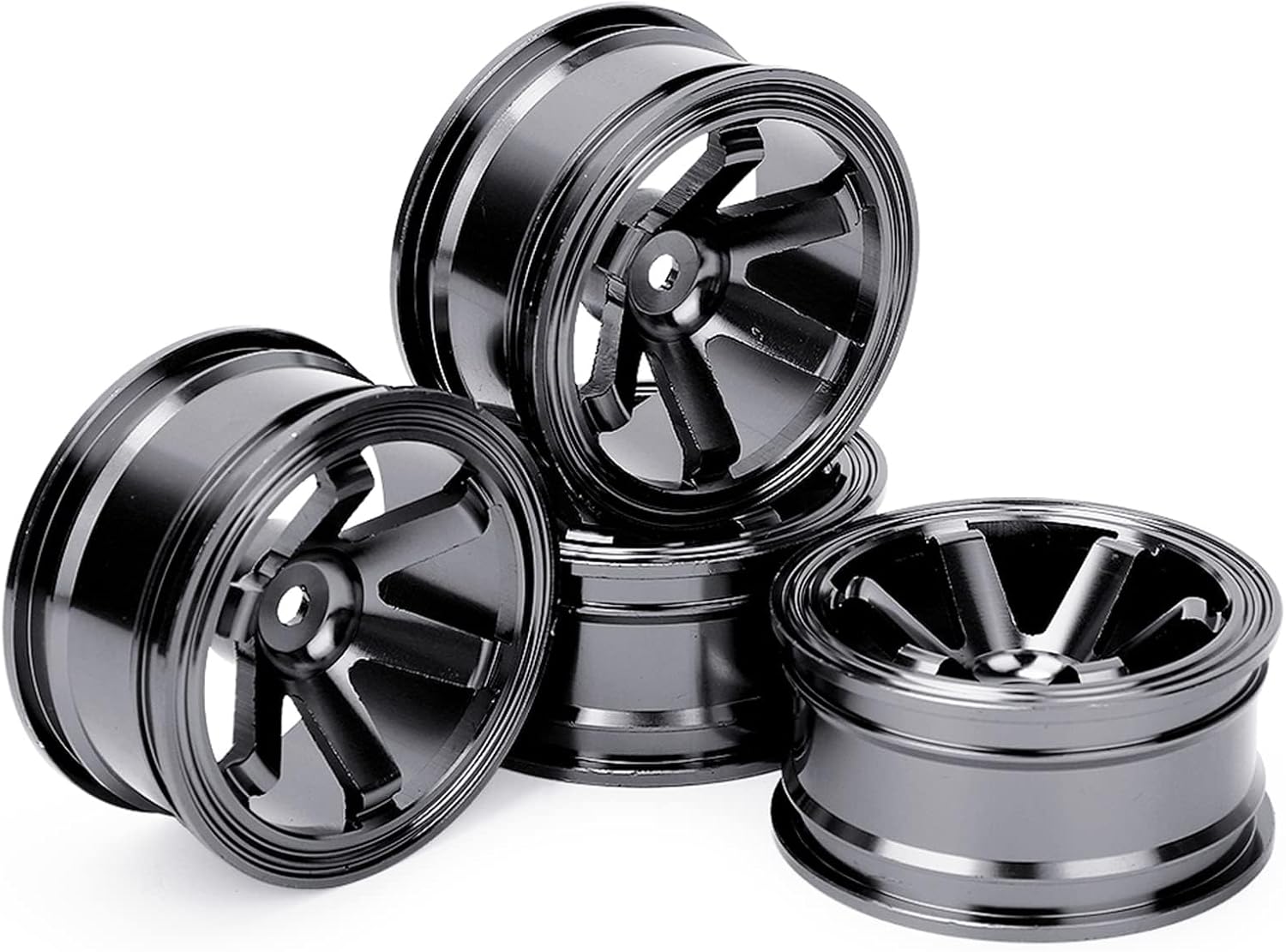 Amazon.com: Aluminum Wheel Rims 12mm Hex Hub Width 26mm Wheel Rim Metal ...