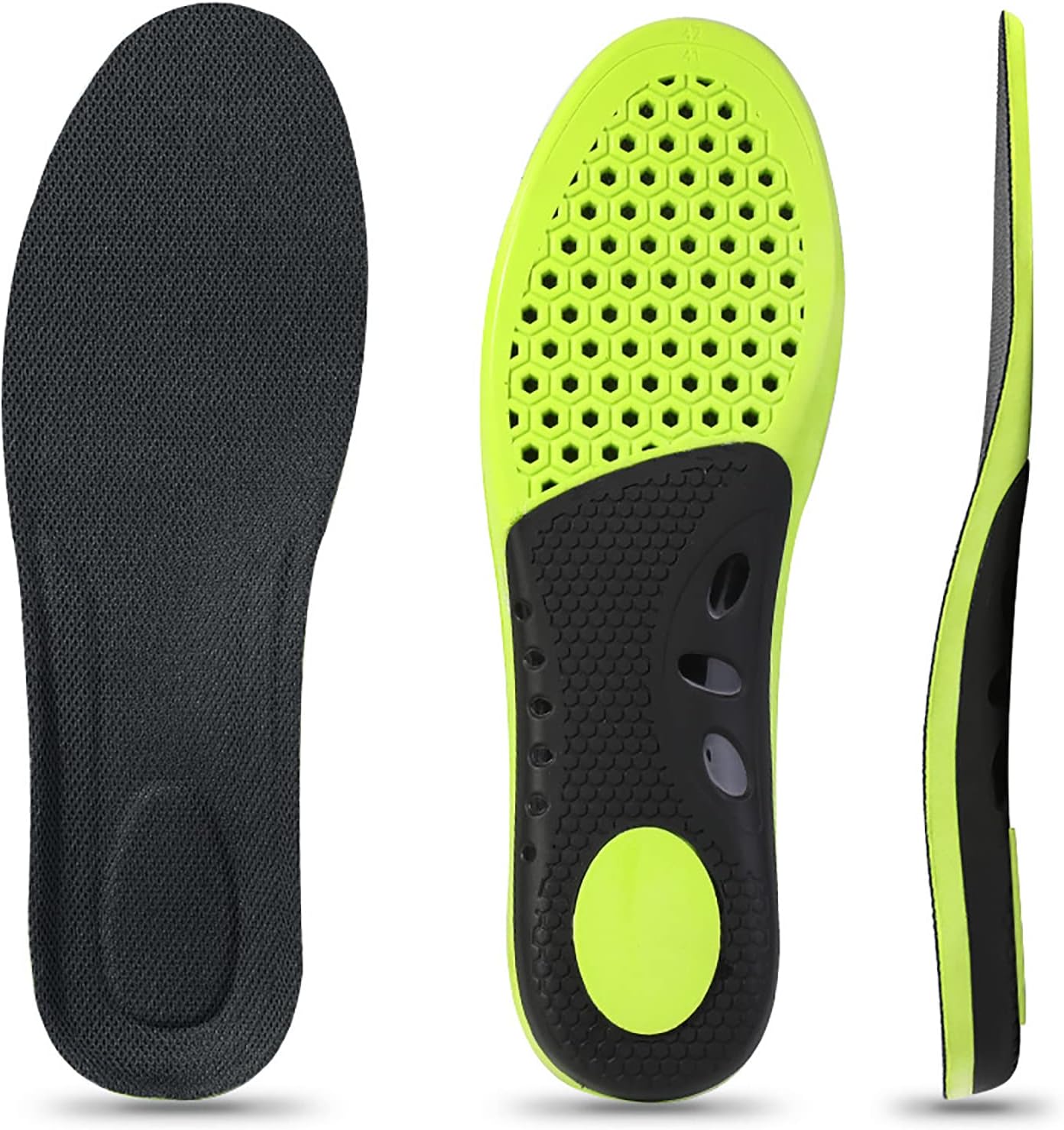 Amazon.com: Daotshy Elastic Shock Absorbing Shoe Insoles[1-Pair ...