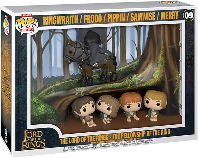 Funko Pop! Moments Deluxe: The Lord of the Rings - Ringwraith/Frodo ...