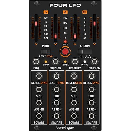 Amazon.com: Behringer Four LFO 4-channel LFO Eurorack Module : Musical ...