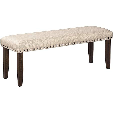 Signature Design by Ashley D397-00 Rokane Dining Bench, Brown : Amazon ...
