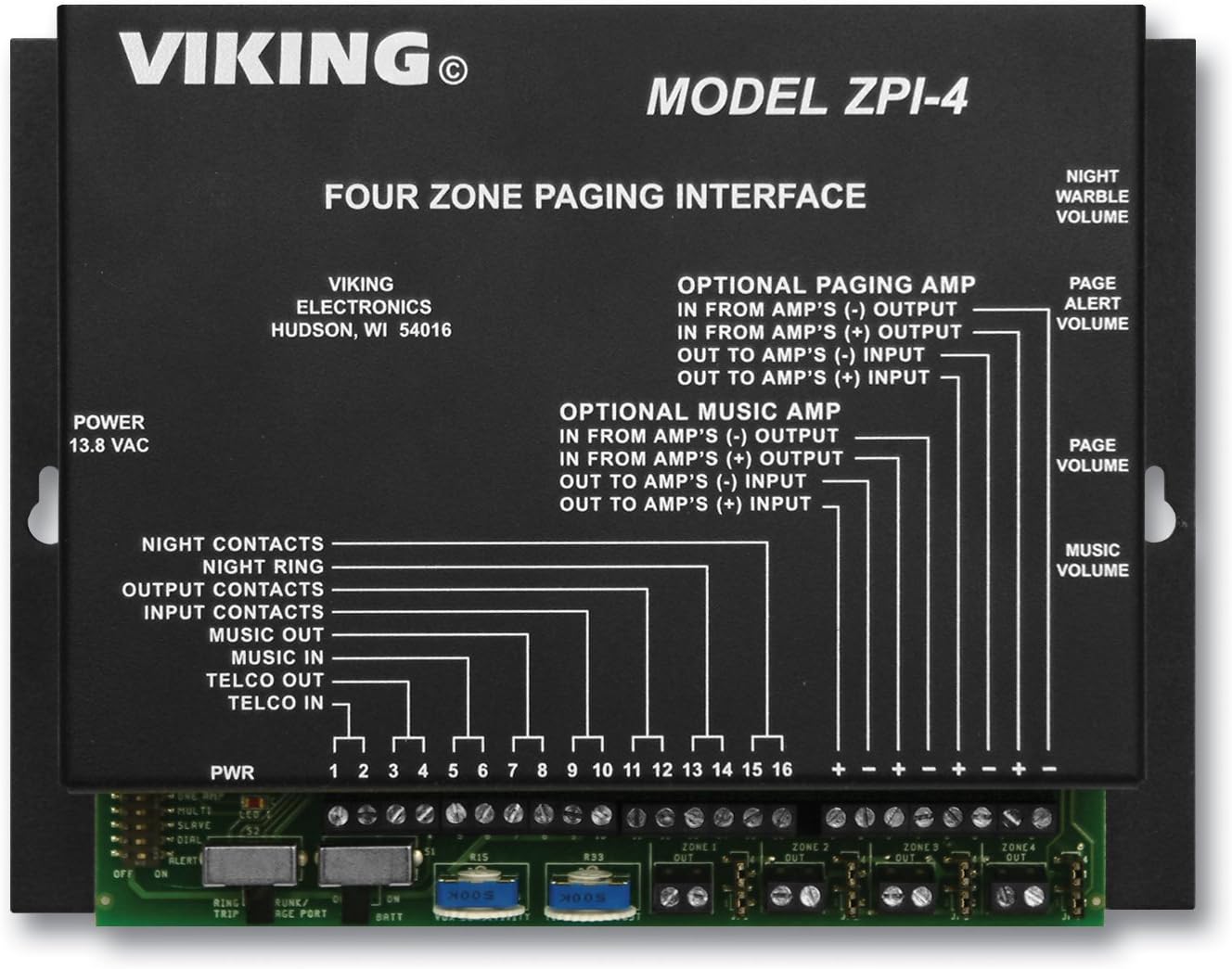 Amazon.com: Viking Multi-Zone Paging INterface : Office Products