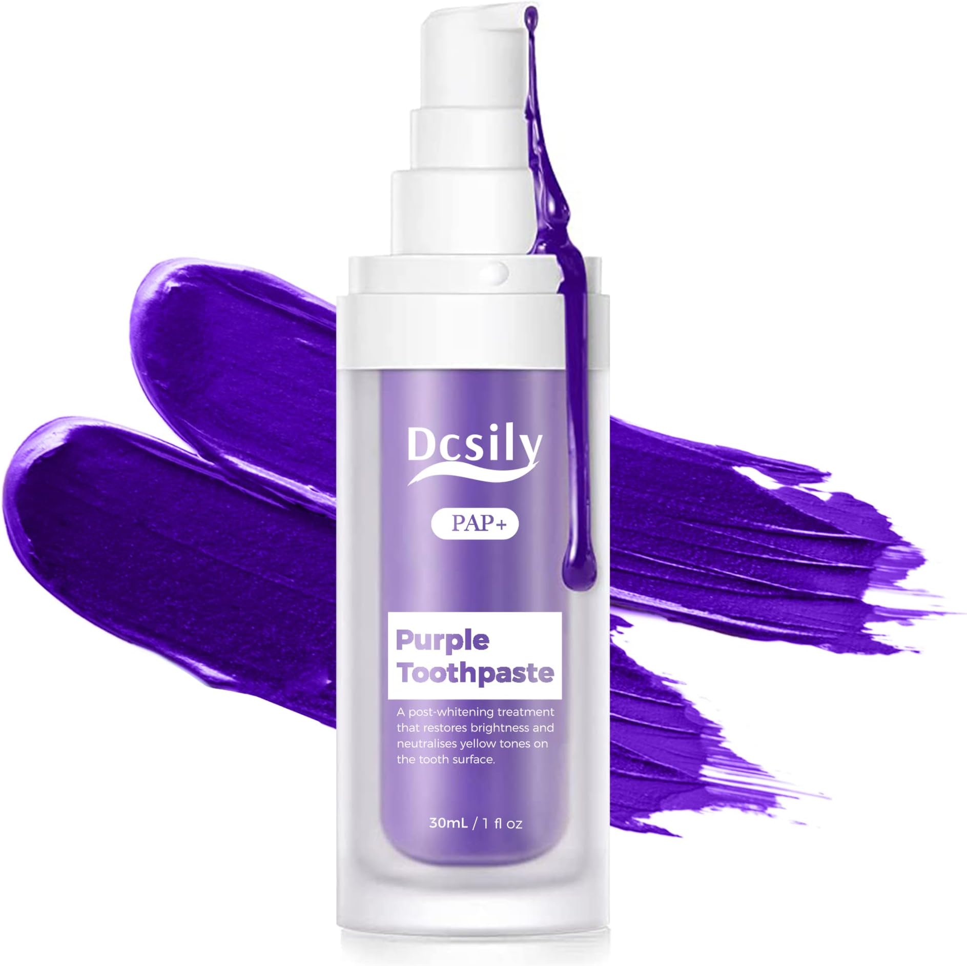 Amazon.com: Purple Toothpaste Teeth Whitener for a Dazzling Smile ...