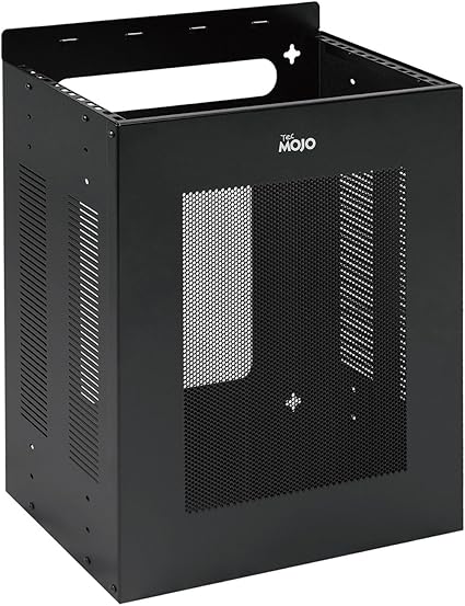 Amazon.com: Tecmojo 4U Server Rack, Vertical/Horizontal Wall Mountable ...