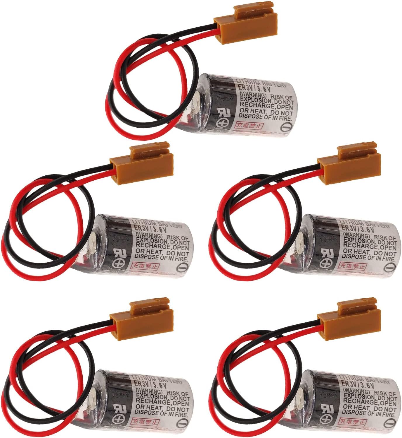 Amazon.com: HZH (5Pack JZSP-BA01 ER3V 3.6V Battery JZSP-BA01 ...