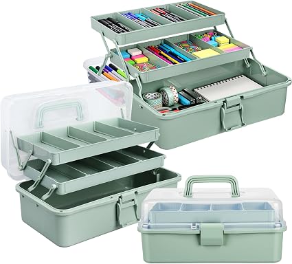 Amazon.com: Teecyhooo 2 Pcs 13 Inch 3-layer Multipurpose Craft ...