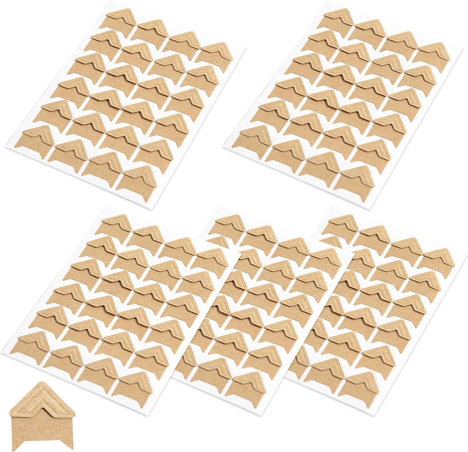 Abeillo 240Pcs Gold Photo Corners Self Adhesive Photo Corners for ...