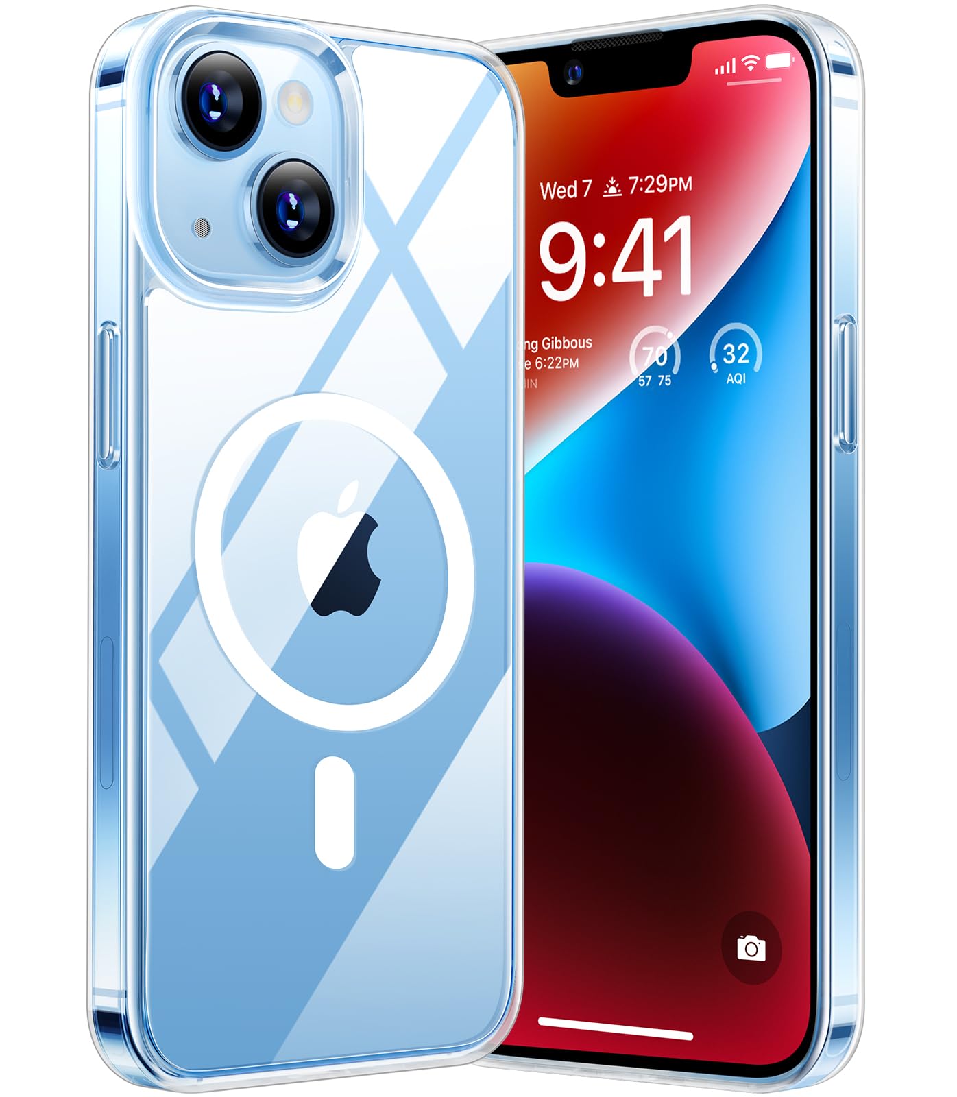 Amazon.com: TORRAS for iPhone 13 Case/iPhone 14 Case, [Compatible with ...