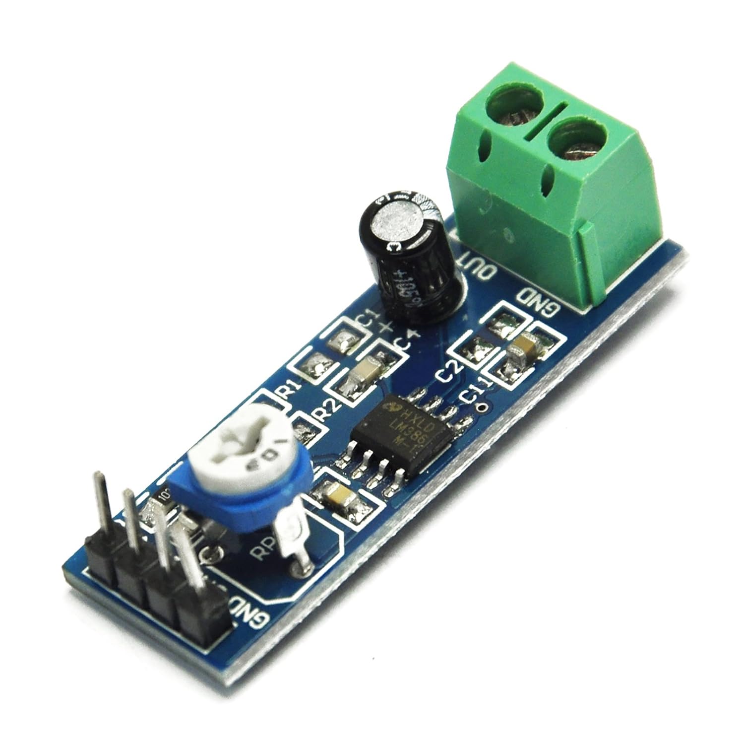 Amazon.com: Gikfun 200 Times gain 5V-12V LM386 Audio Amplifier Module ...