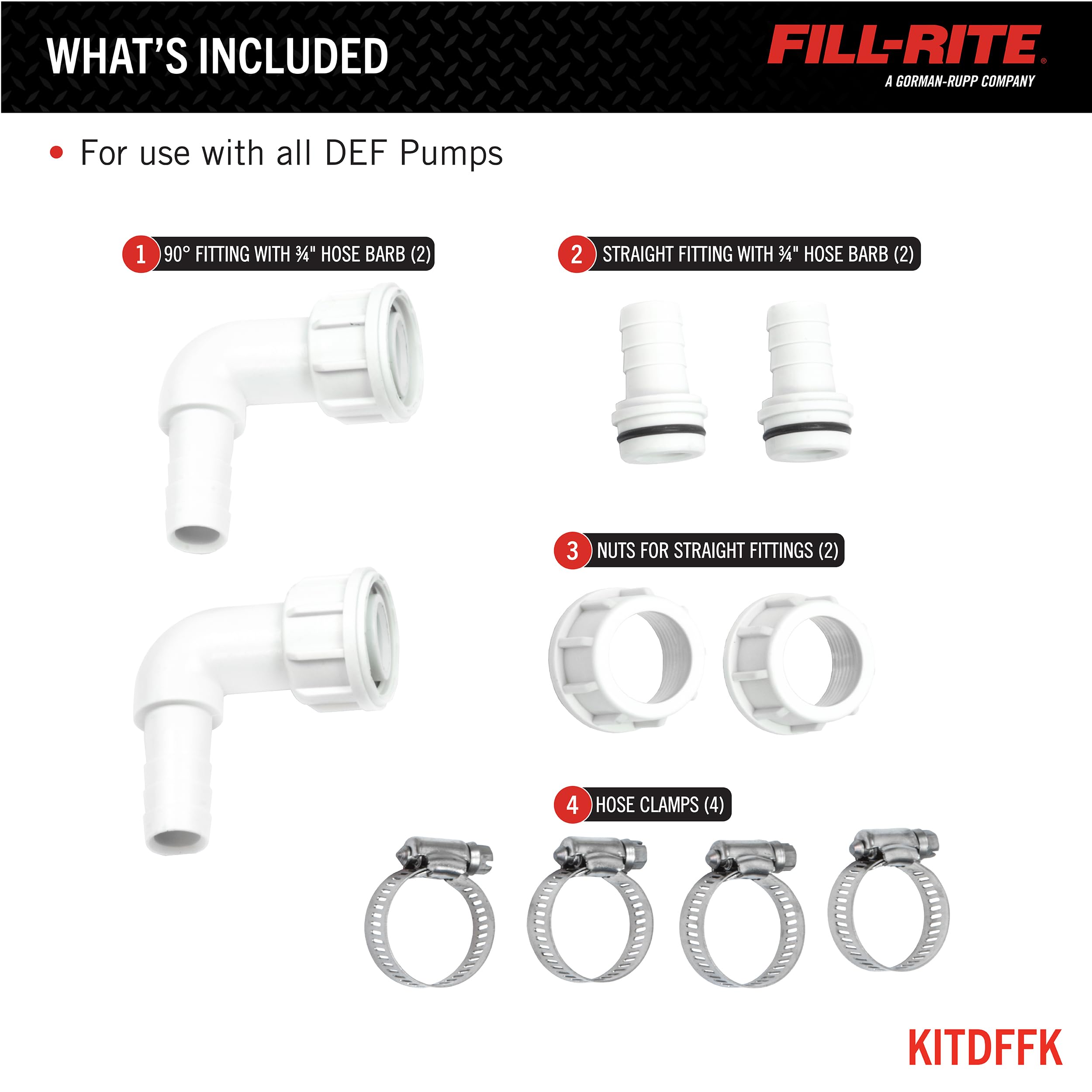 Snapklik.com : KITDFFK Fittings Kit For DF Series Pumps