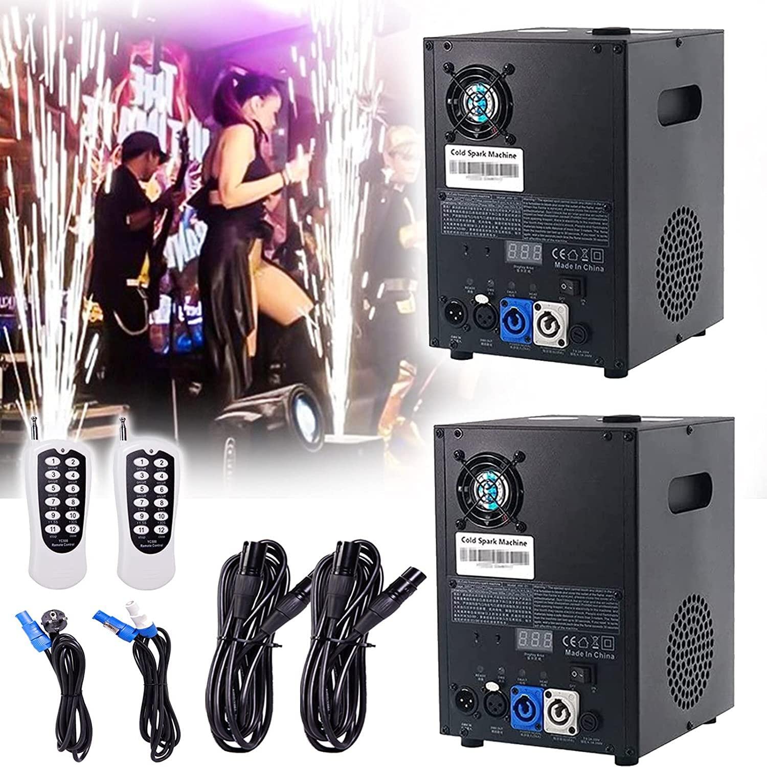 Buy 2 Piece 600W Special Effect Sparkular Machine,DMX512 Remote Control ...