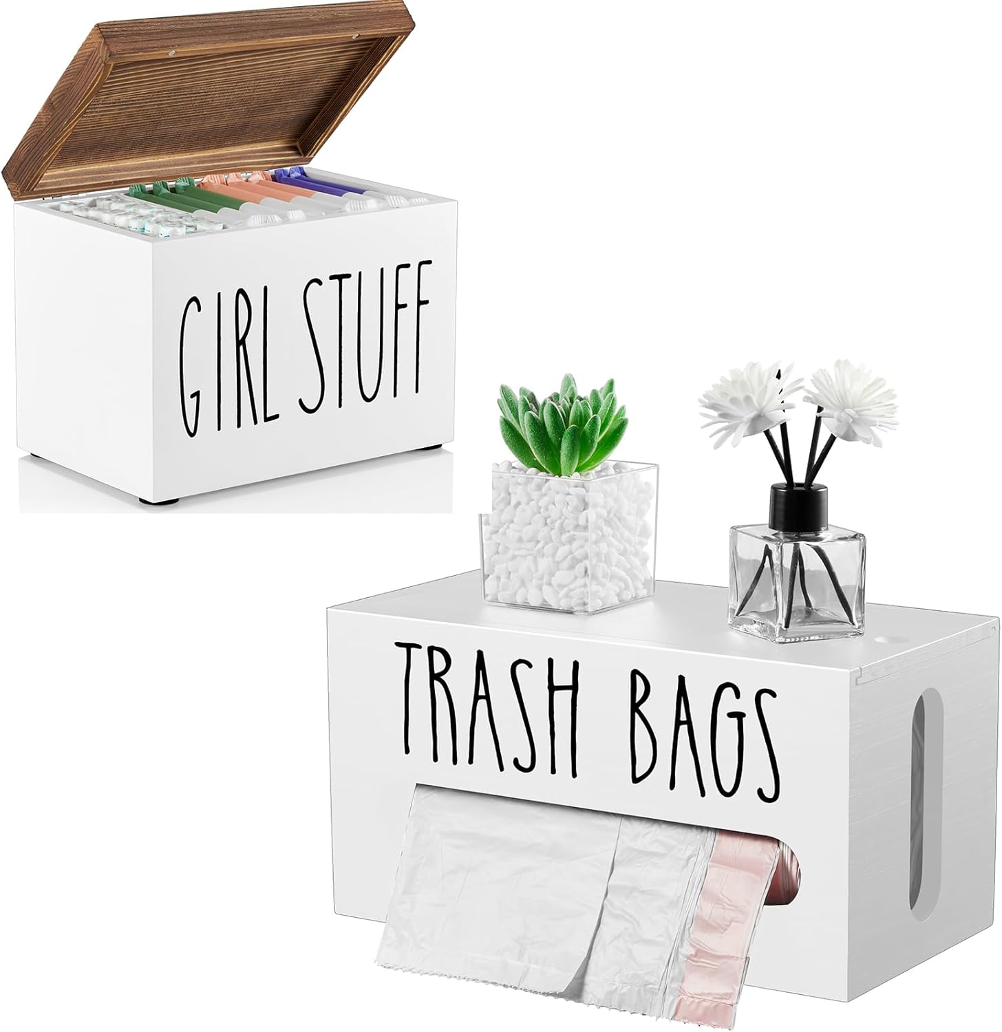 Amazon.com: DRASTAR Tampon Holder for Bathroom&Trash Bag Holder : Home ...