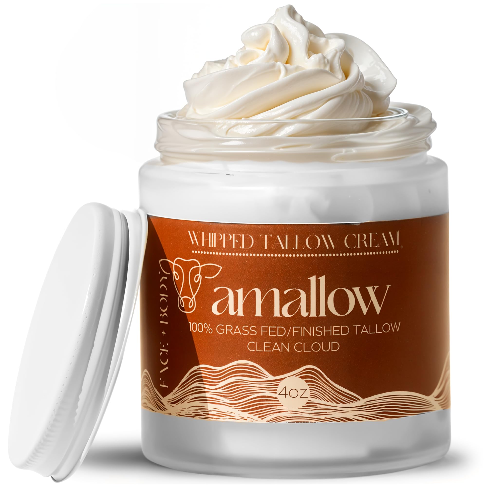 Amazon.com : Amallow 100% Grass Fed Beef Tallow for Skin Care - Face ...
