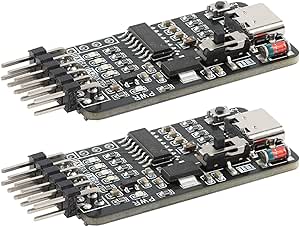 Amazon.com: EC Buying 2Pcs USB to Dual CDC UART Serial Port Module USB ...