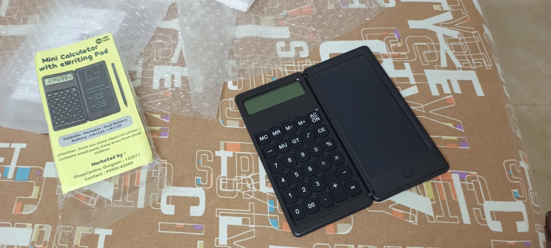 ShopCentre Smart Calci : 2-in-1 Folding Calculator & Writing Tablet Pad ...