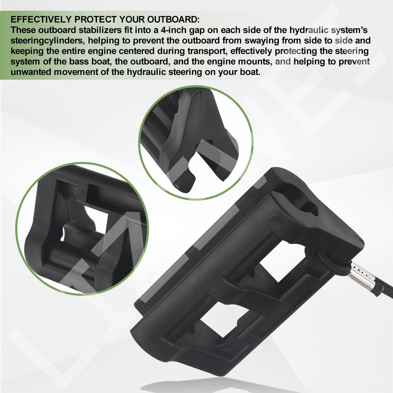 Snapklik.com : 4 Steer Stop Outboard Hydraulic Steering Lock, Boat ...