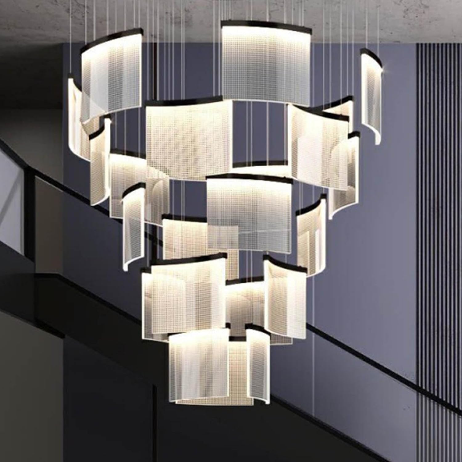 Amazon.com: Foyer Chandeliers for High Ceilings,Entryway High Ceiling ...