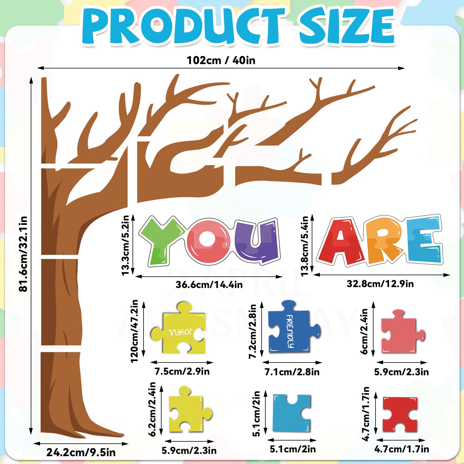 Snapklik.com : Gisgfim Classroom Tree Bulletin Board Decorations ...
