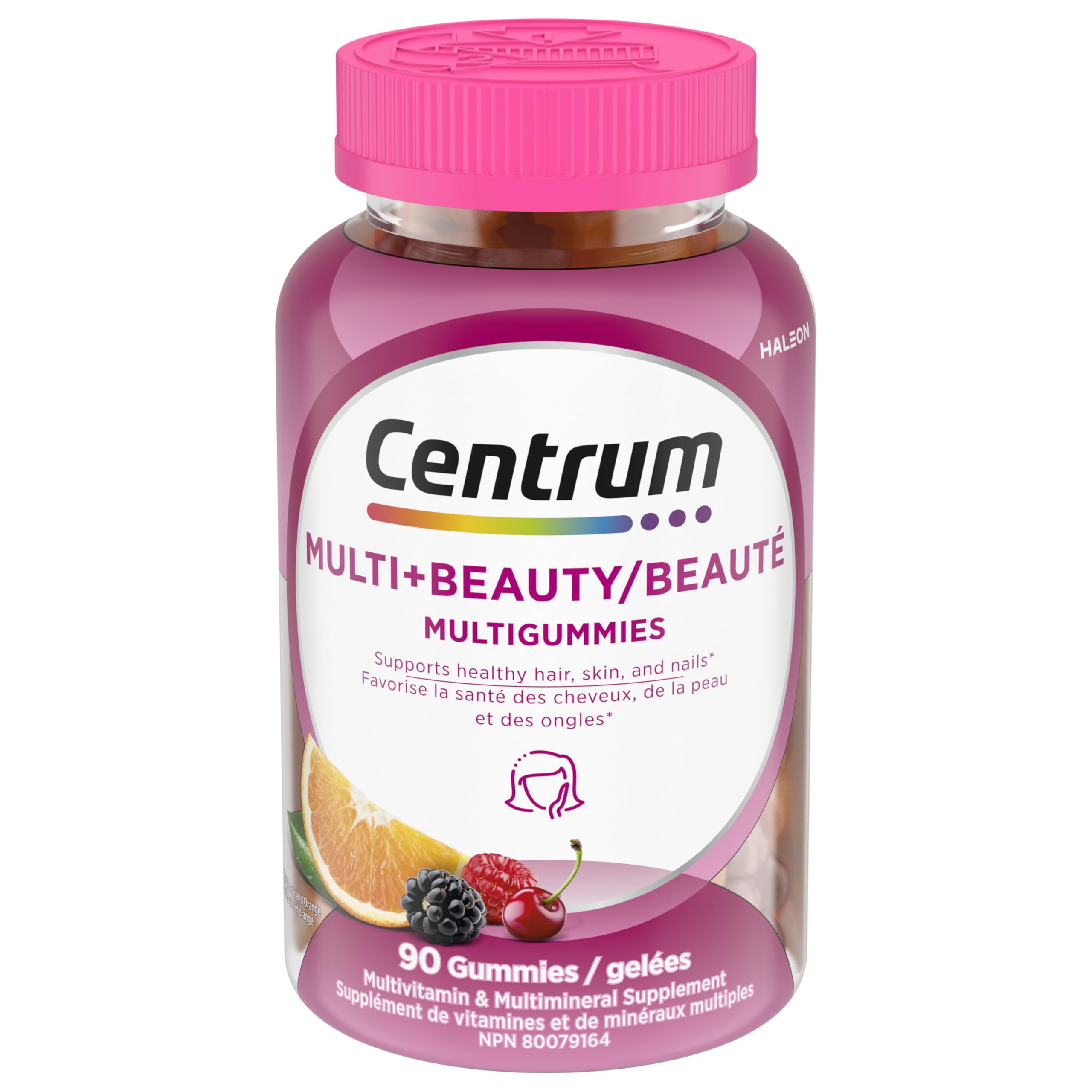 Centrum MultiGummies, Multi+Beauty Multivitamin Gummies, Hair, Skin ...