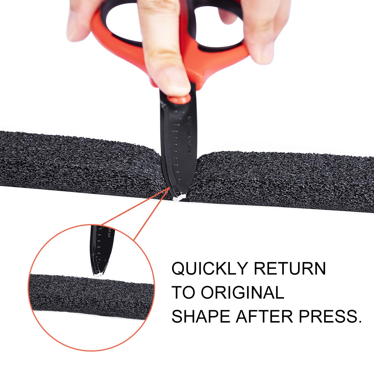 Snapklik.com : TORRAMI Maximum Compression Foam Weather Stripping 1 ...