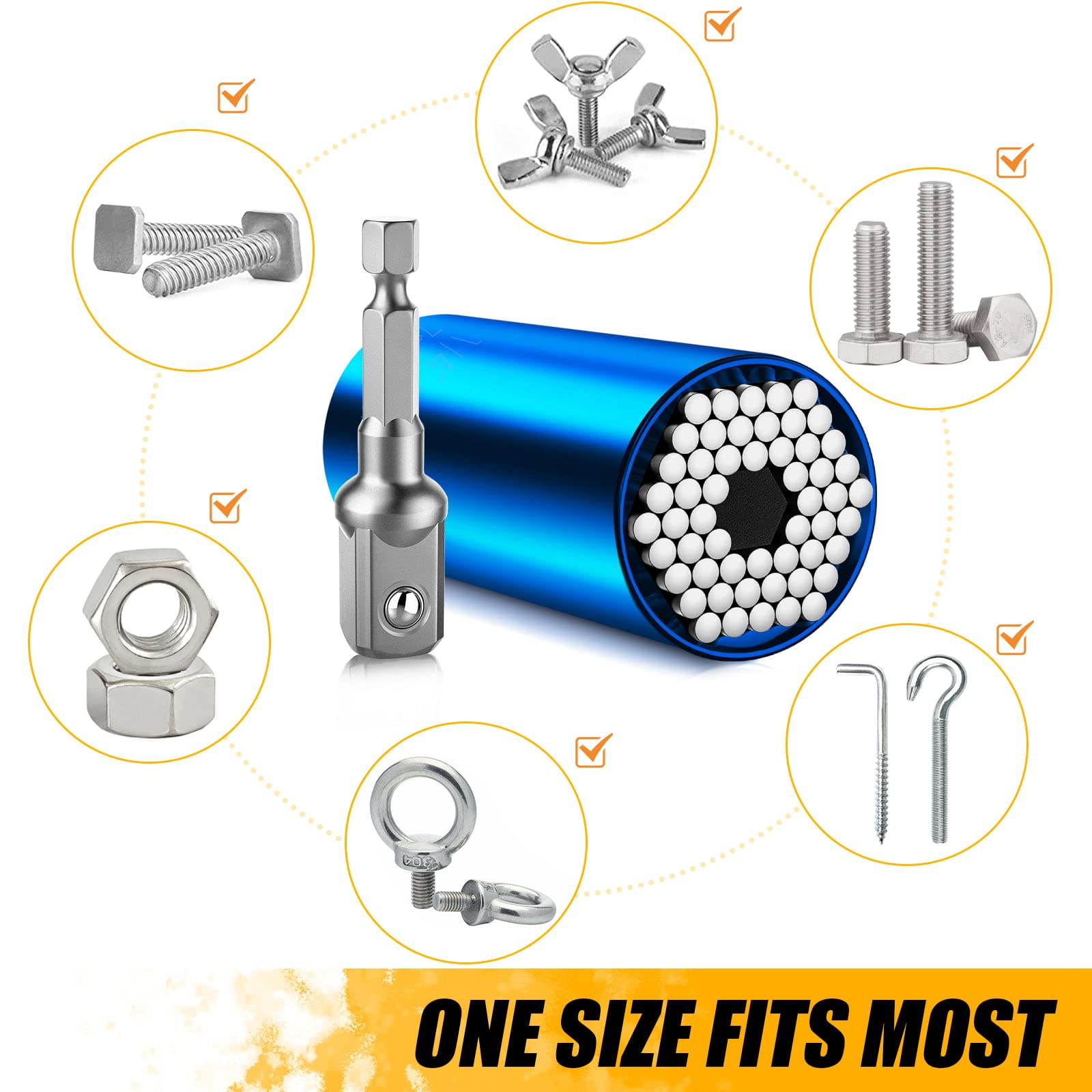 Snapklik.com : PAUGGE Fathers Day Gifts From Daughter Wife Son, Universal Super Socket, Cool ...