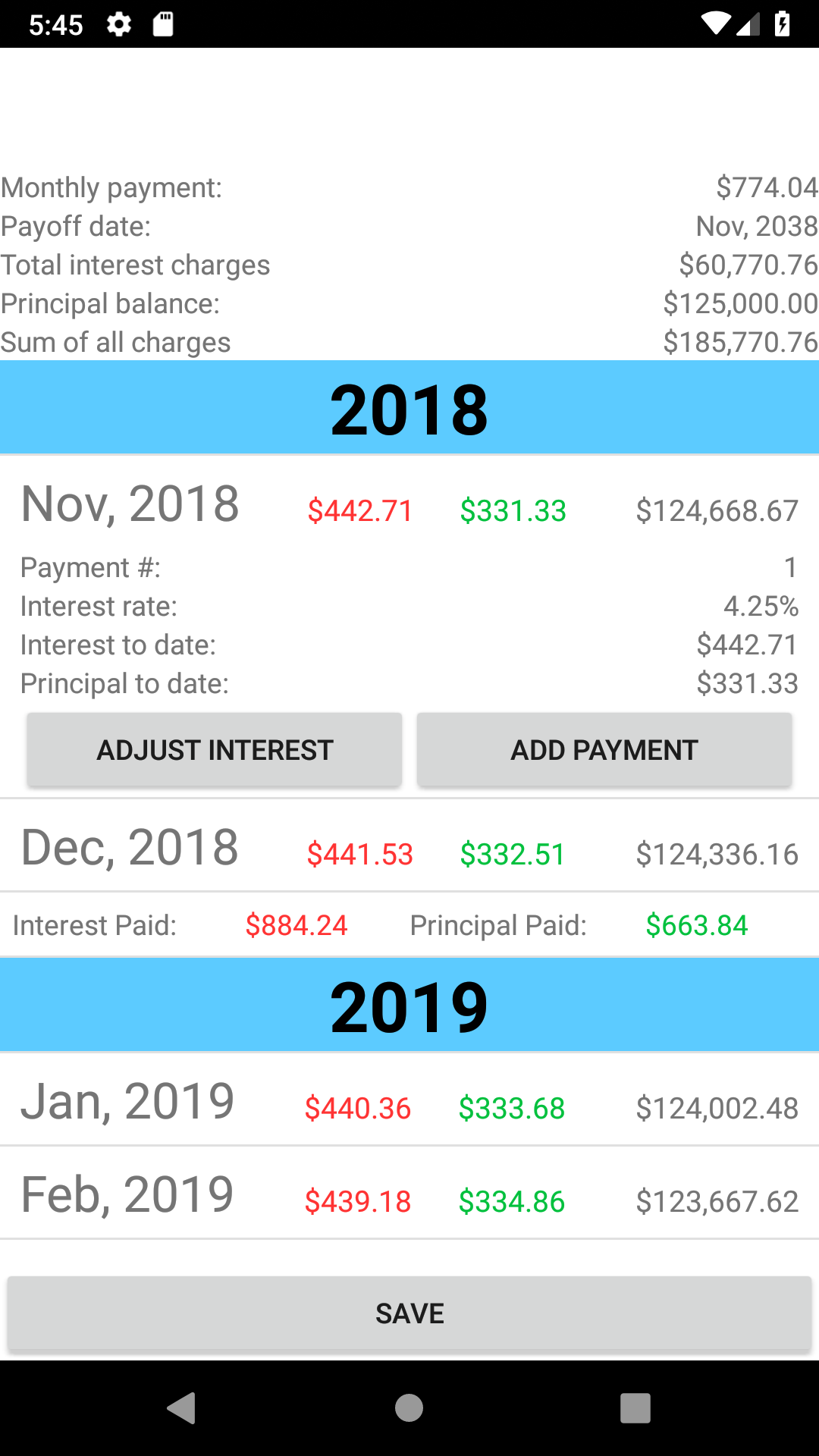 Loan Amortization - App on Amazon Appstore