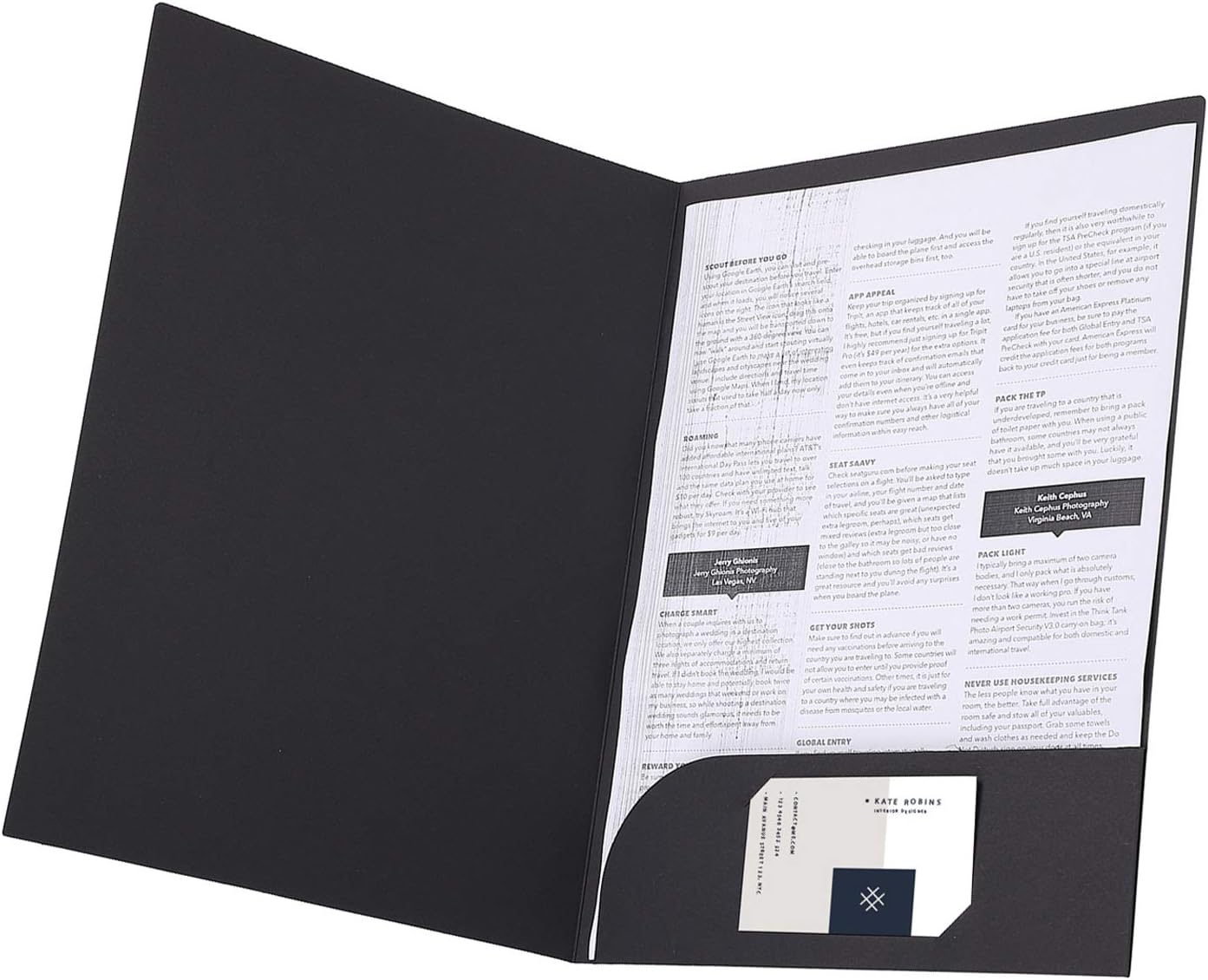 A4 Kraft Paper File Folder Square Cut Folder Foolscap Presentation Book ...