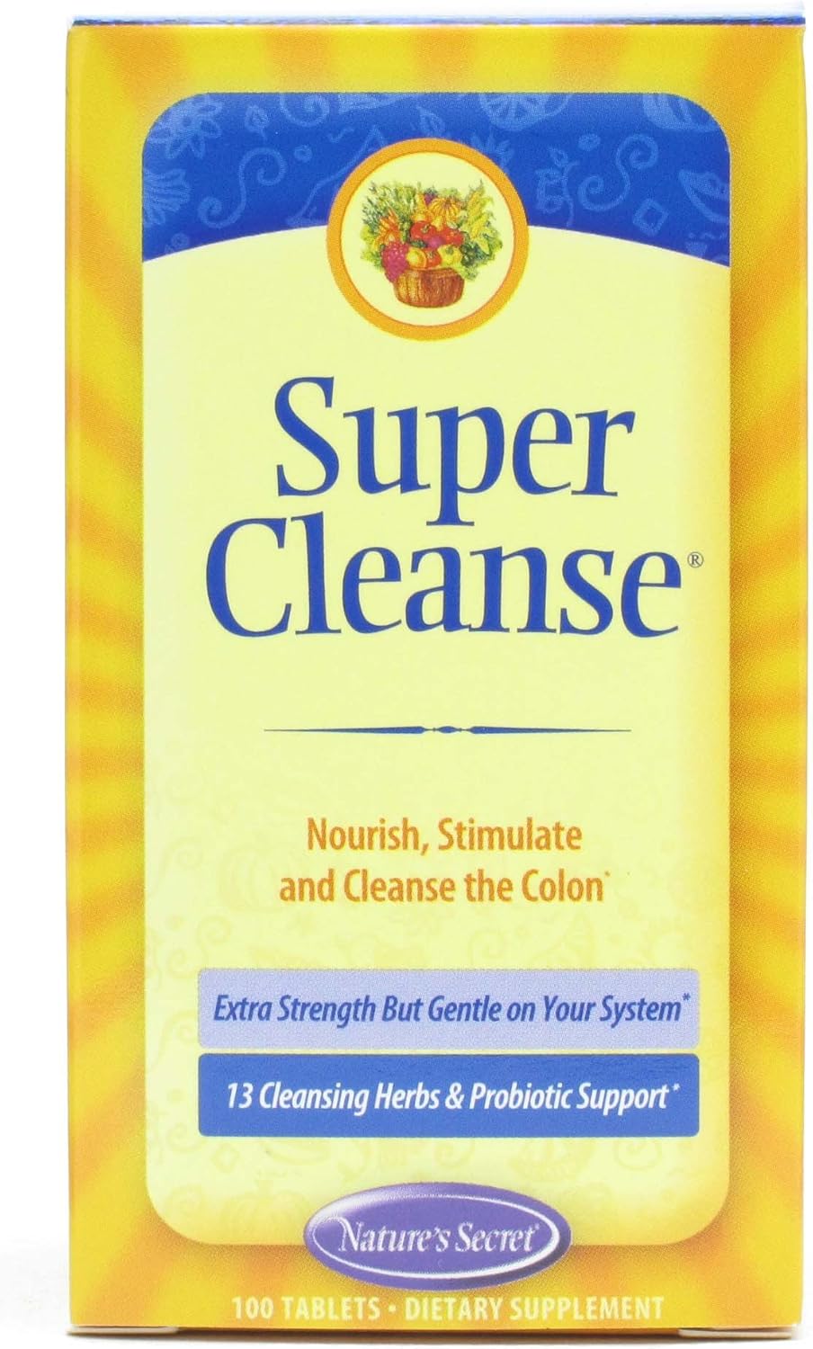 Amazon.com: Nature'S Secret Super Cleanse 100 Tab : Health & Household