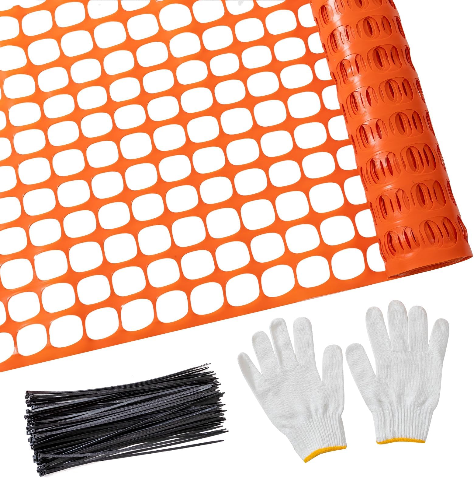 Amazon.com : Plastic Safety Fence 2 x 164 ft Plastic Mesh Fence Roll ...