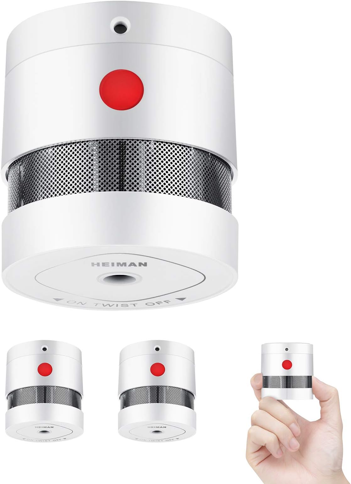 Détecteur de fumée HEIMAN Mini Détecteur d'incendie avec 10 Ans d ...