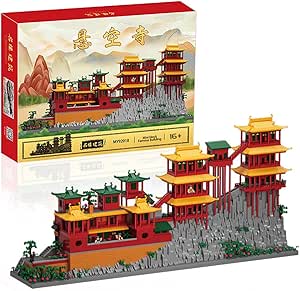 Chinese Architecture Building Blocks, 6183 Pcs Hanging Temple Building ...