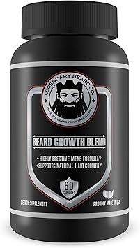 Amazon.com: Legendary Beard Co. - Beard Growth Blend - Supports Facial ...