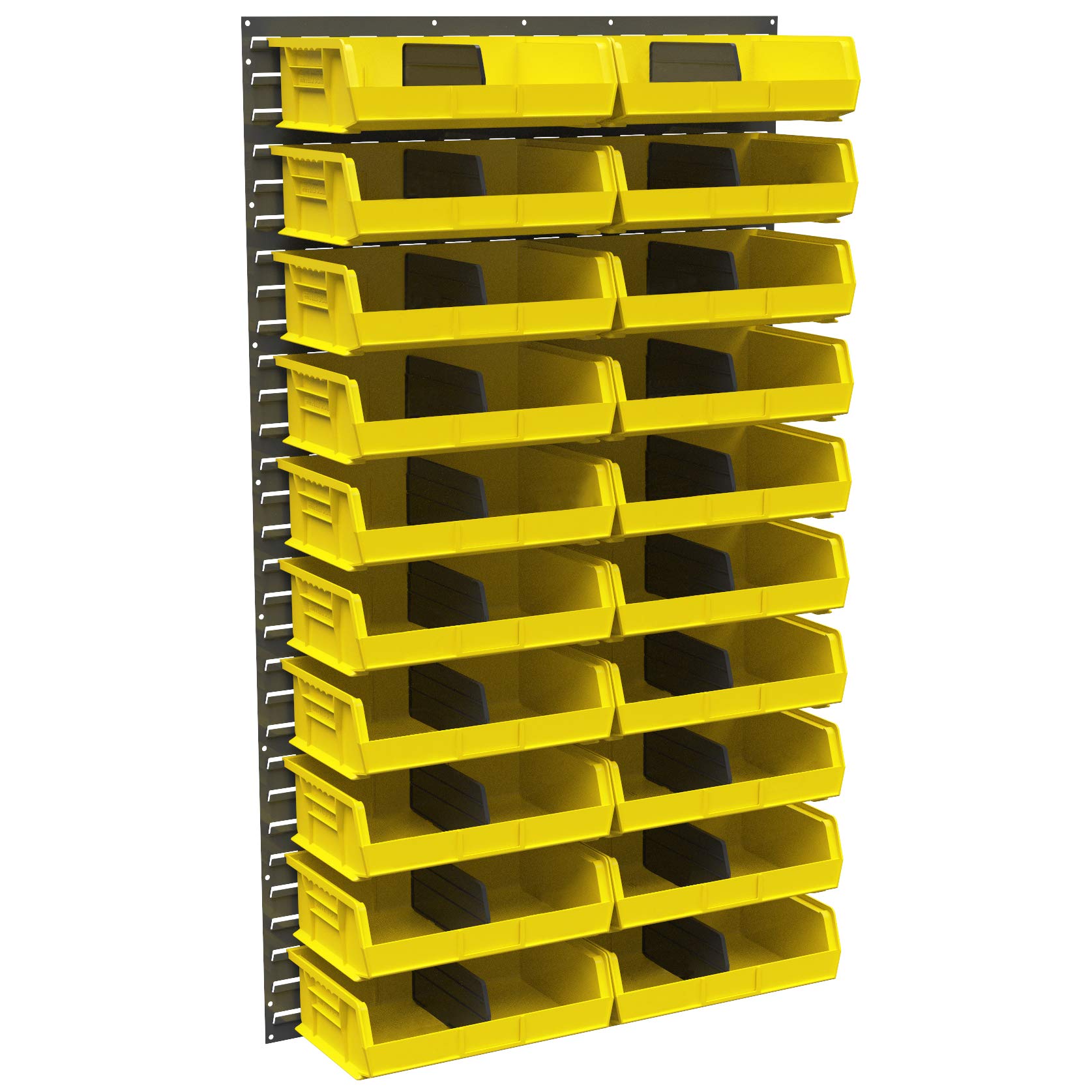 Akro-Mils 30161 Heavy Duty Wall Mount Garage Storage Steel Louvered ...