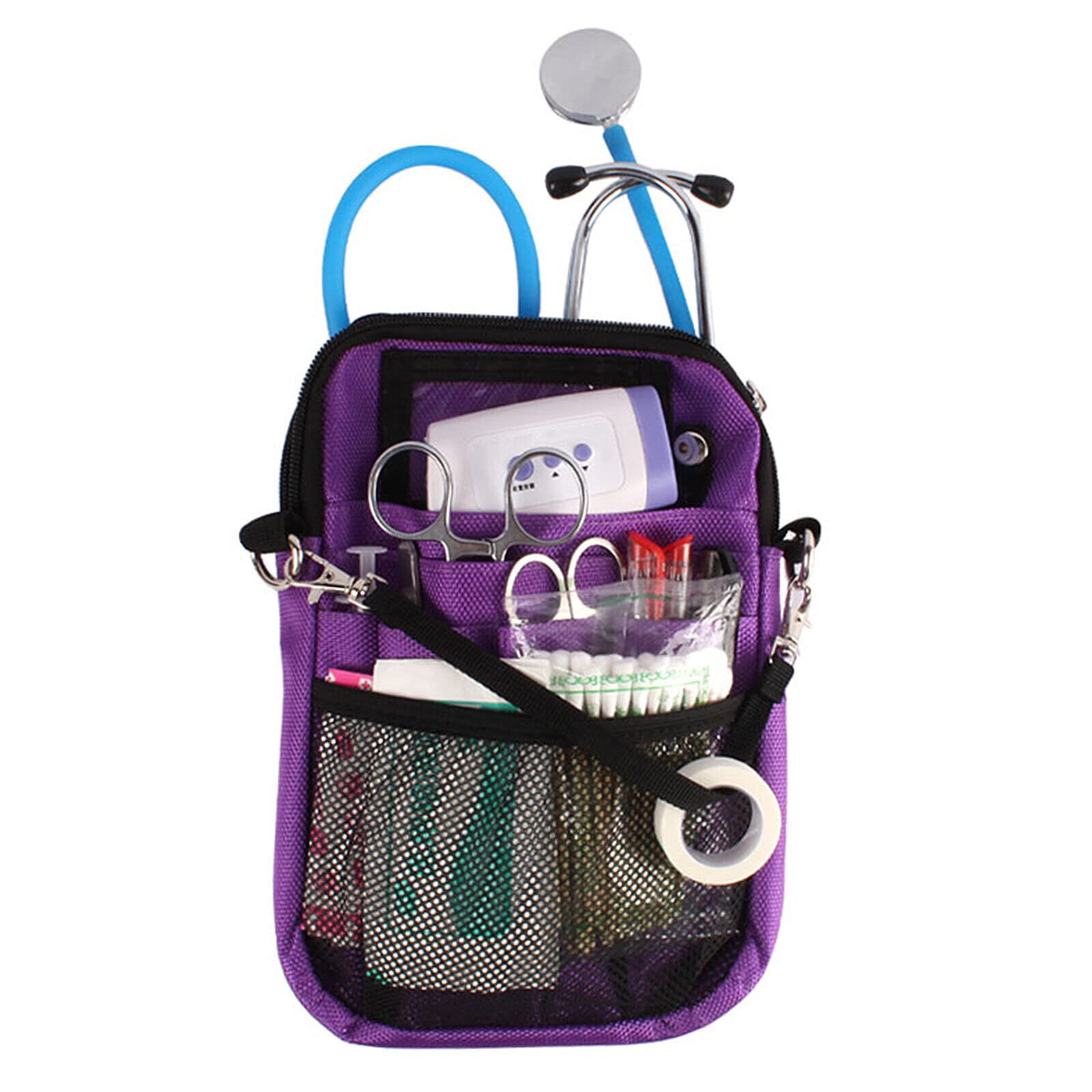 Nurse Bag, Multiple Pockets Vet Nurse Pouch, Nurse Waist Bag with ...