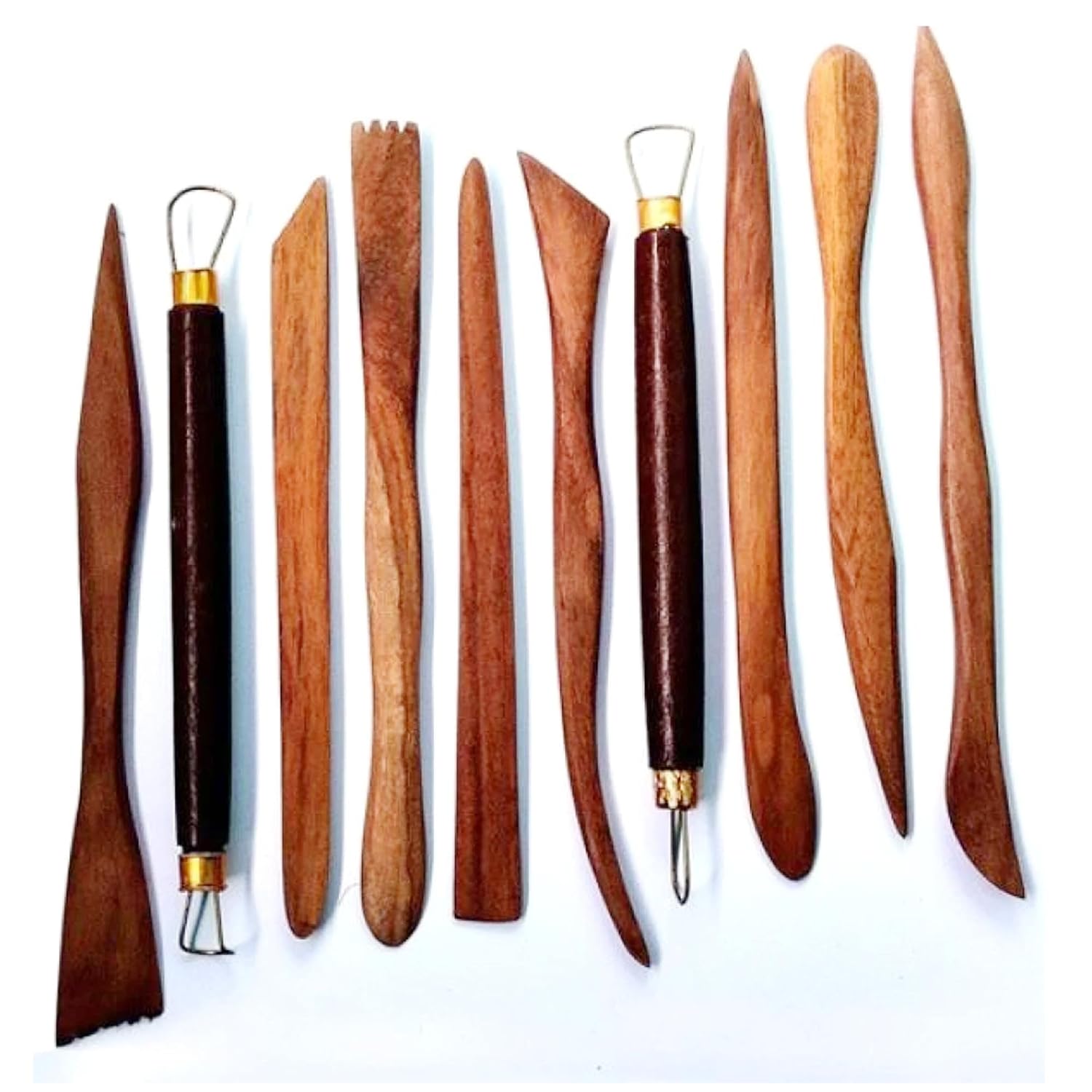 Wooden Clay Modeling Tools for Sculpting, Crafting, Modelling and ...