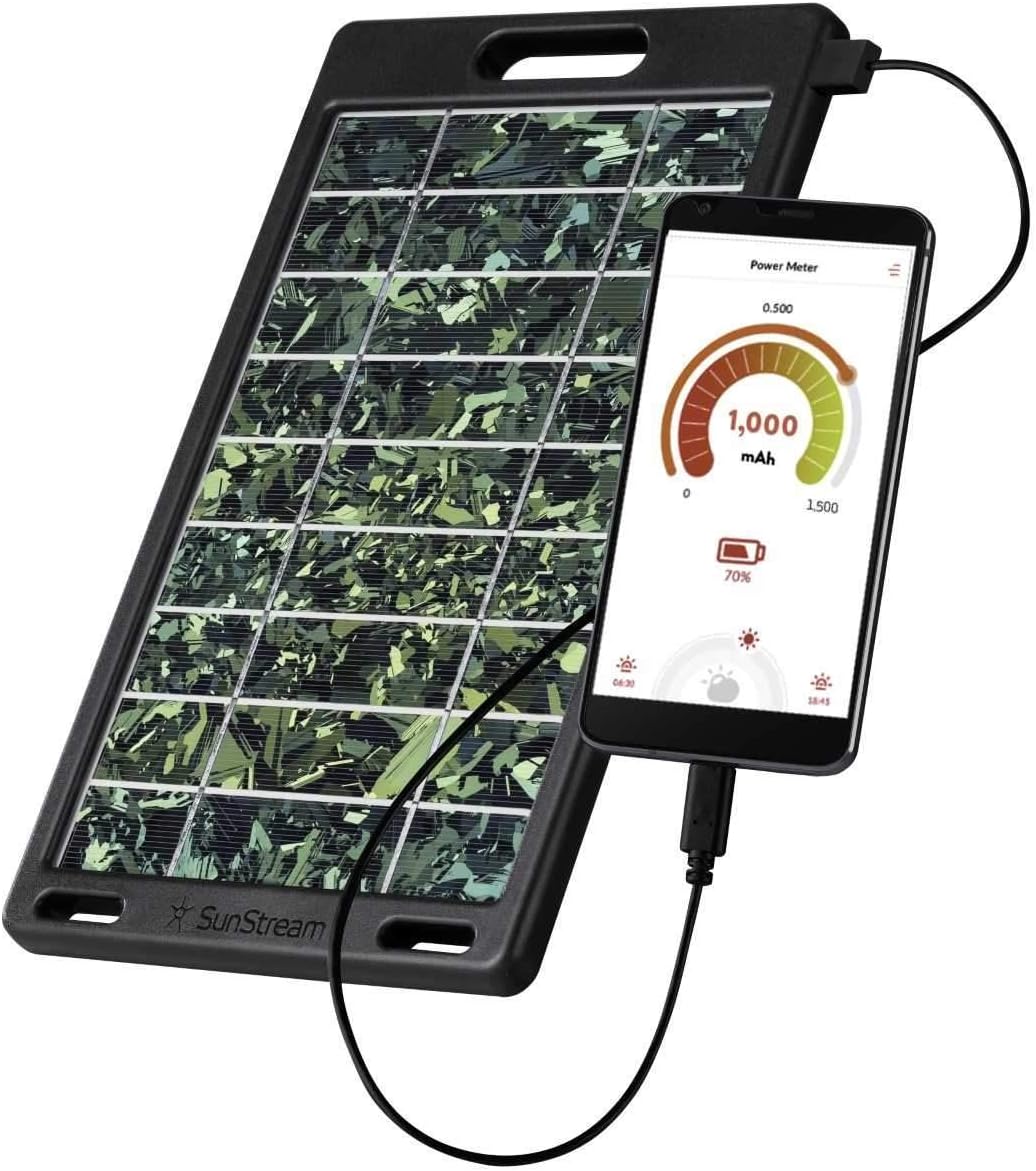 Amazon.com: Made in USA Waterproof Solar Panel for Your Phone. 1 Amp ...