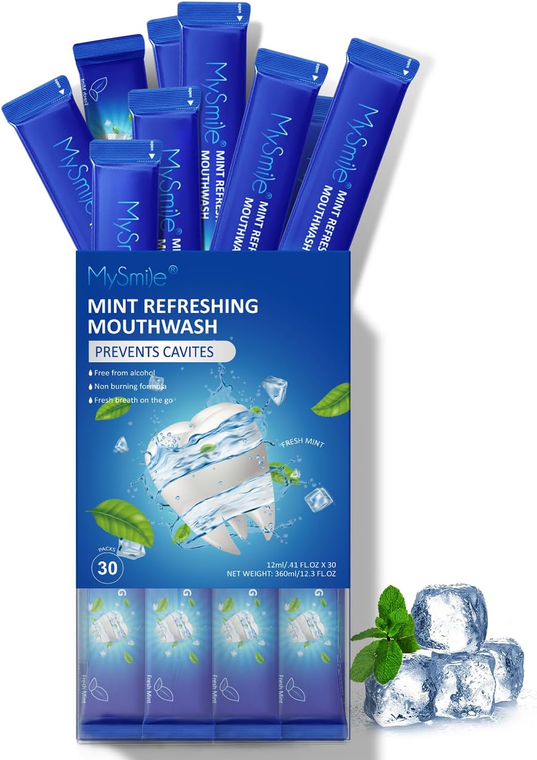 Amazon.com : Crest Scope Squeez Mouthwash Concentrate, Cool Peppermint ...