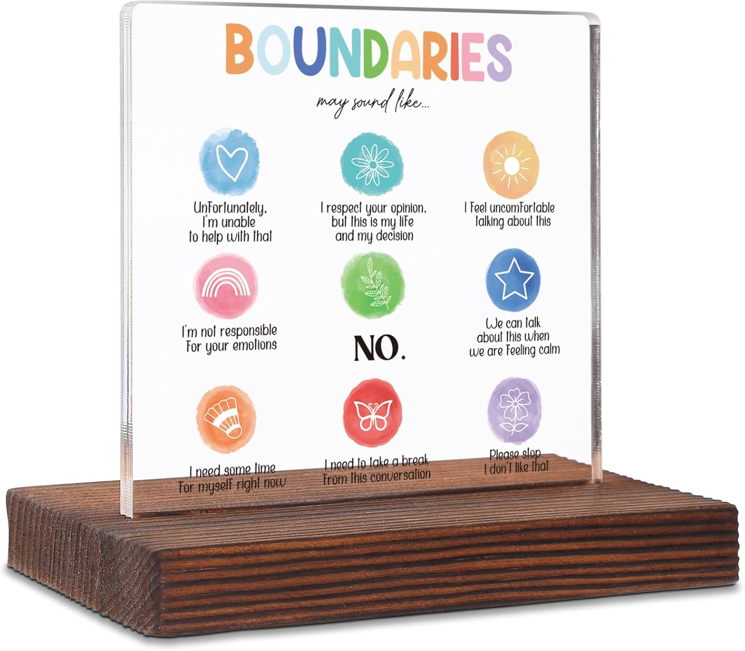 Amazon.com: Boundaries May Sound Like Sign,Challenging Negative ...
