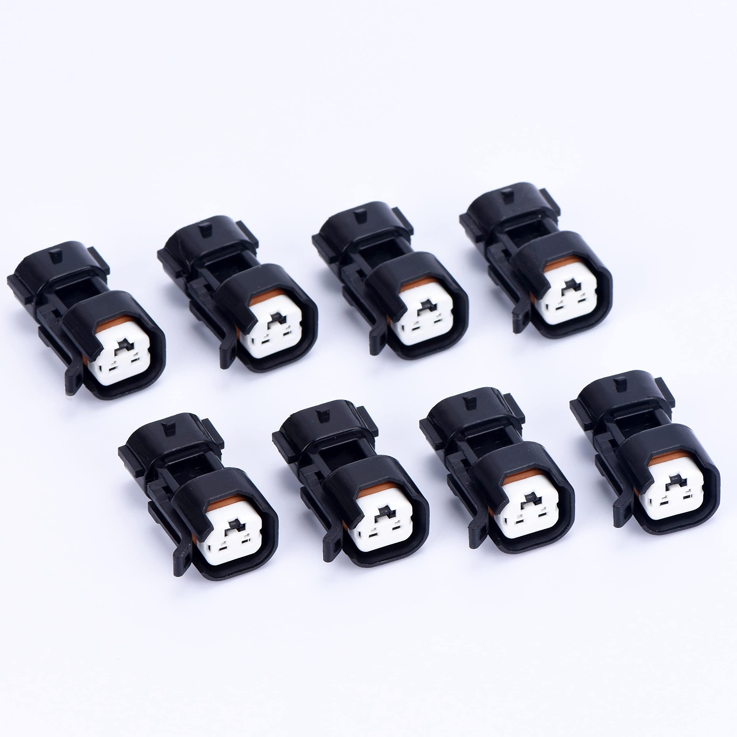 Amazon.com: DECKBU 8 pcs Fuel Injector Adapter Connector Kit ...