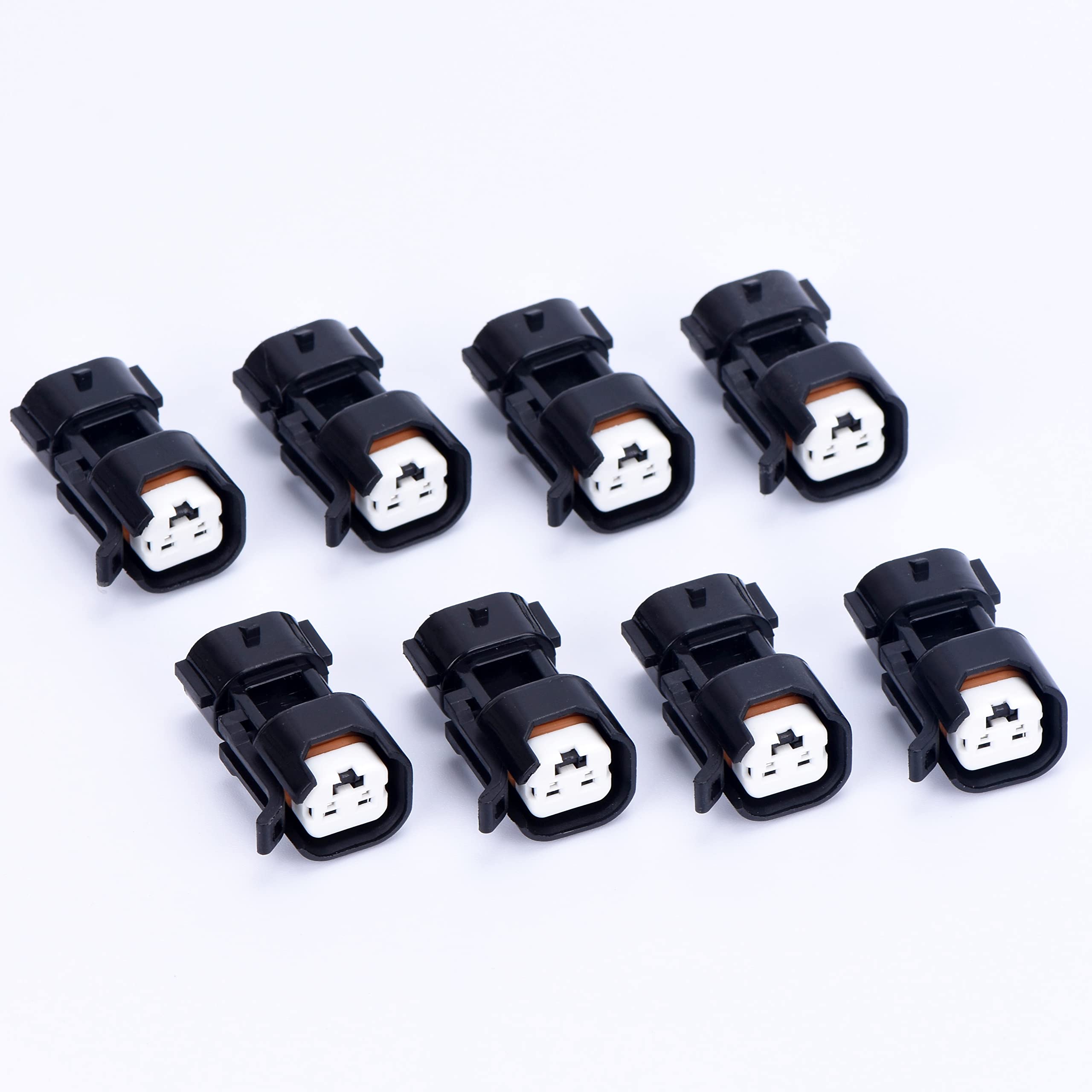 Amazon.com: DECKBU 8 pcs Fuel Injector Adapter Connector Kit ...
