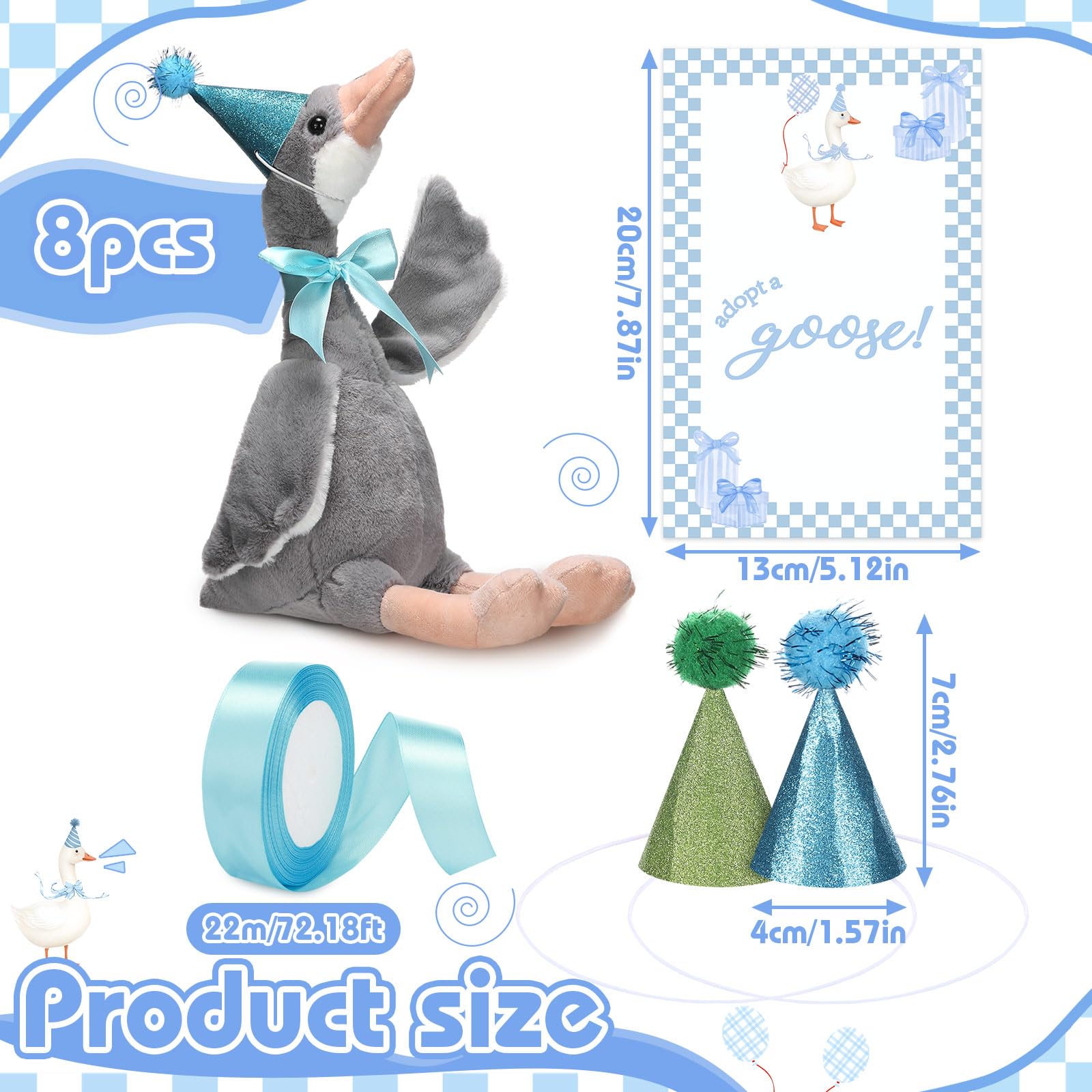 Snapklik.com : Blueweenly One Silly Goose 1st Birthday Decoration 8 ...