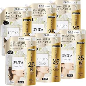 Amazon.co.jp: IROKA Flare Fragrance, Liquid Softener, Perfume-Like High Quality and Transparent ...